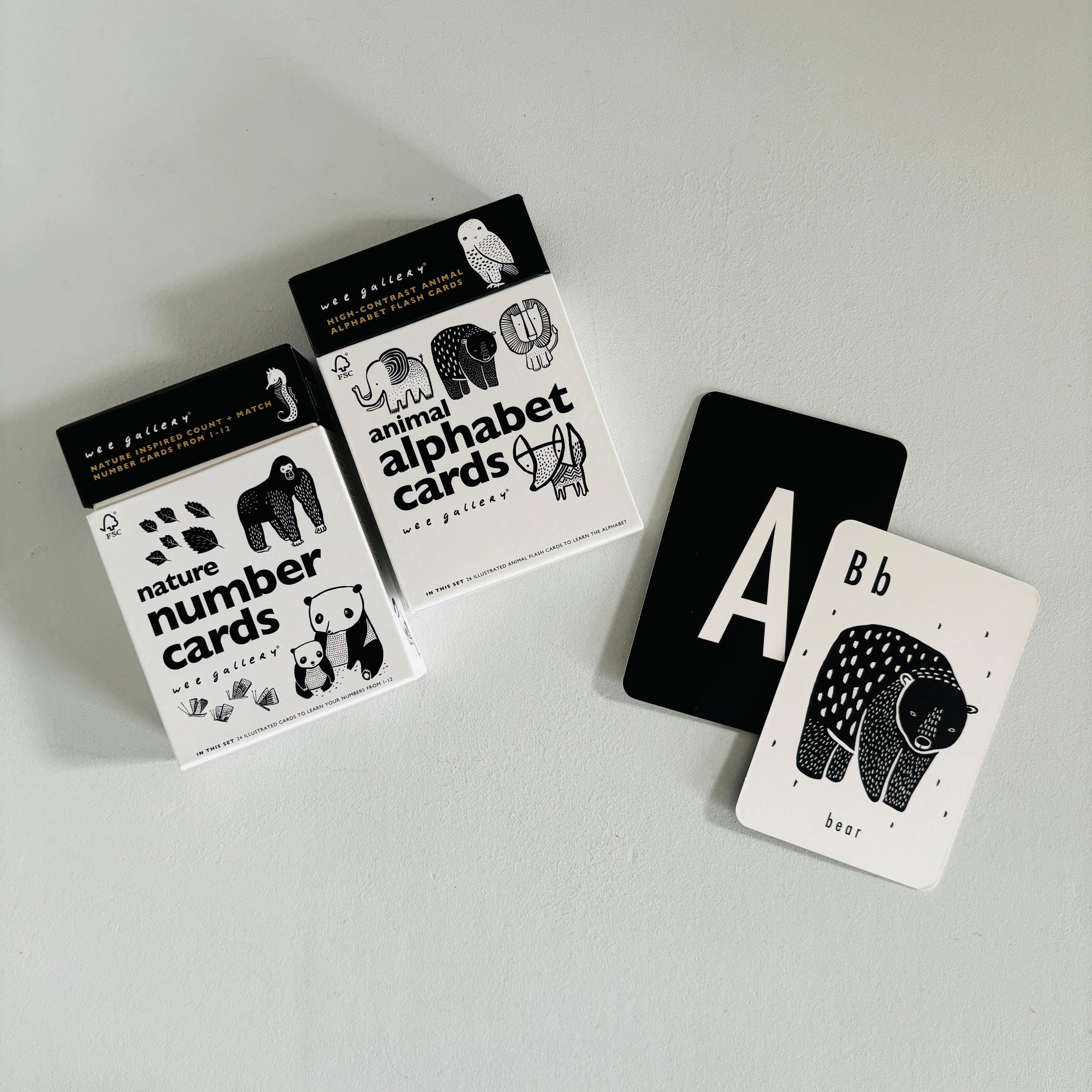 Animal Alphabet and Nature Number Cards – Curated Cubs